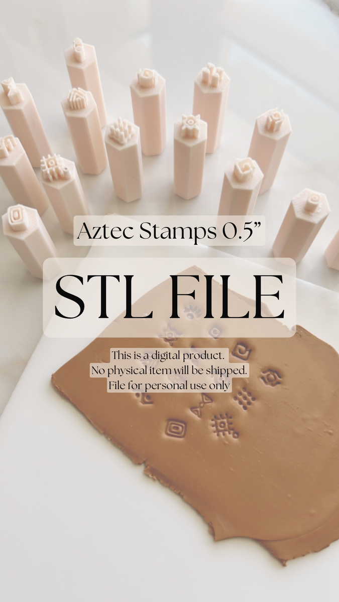 Aztec -14 Stamps STL – Made Cutters