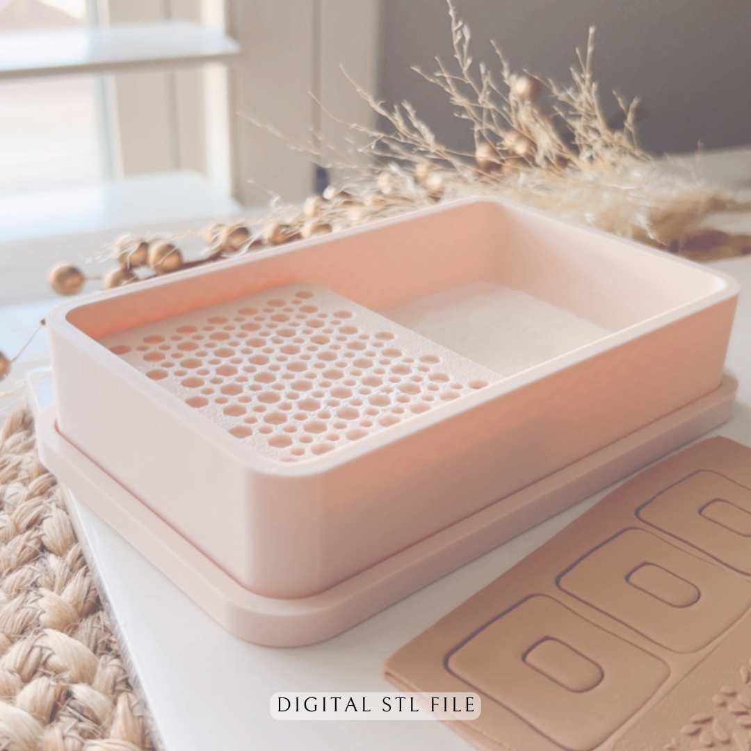 Powder Container For Polymer Clay Artist |STL File (Digital Download ...